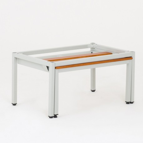 Socle banc escamotable vestiaires MONOBLOCS