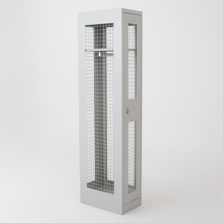 Vestiaire grillagé 1 case H180 x L30 x P50 cm - Vestimetal