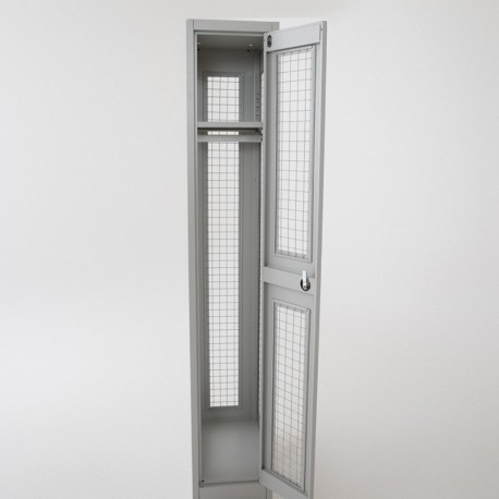 Vestiaire grillagé 1 case H180 x L30 x P50 cm - Vestimetal
