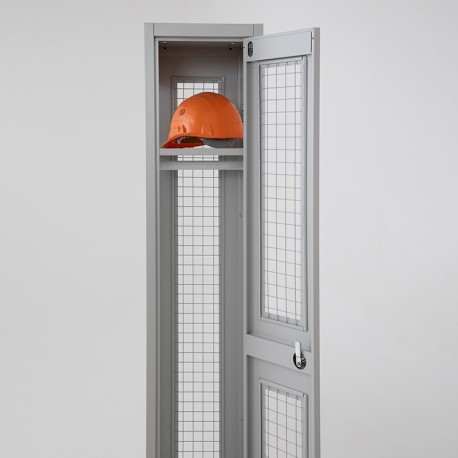Vestiaire grillagé 1 case H180 x L30 x P50 cm - Vestimetal